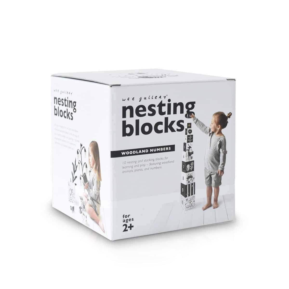 Woodland Number Nesting Blocks for Kids – OMAMImini